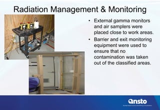 Decommissioning and dismantling of the moata reactor a radiation ...