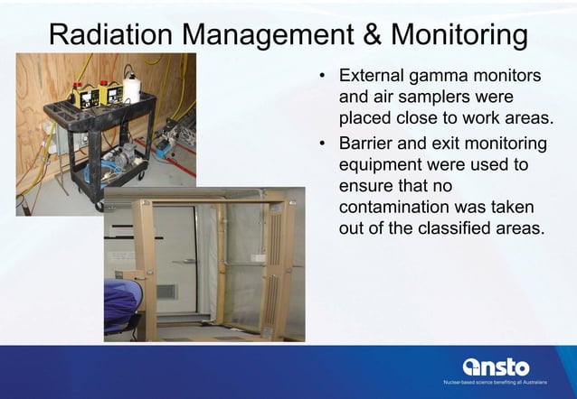 Decommissioning and dismantling of the moata reactor a radiation ...