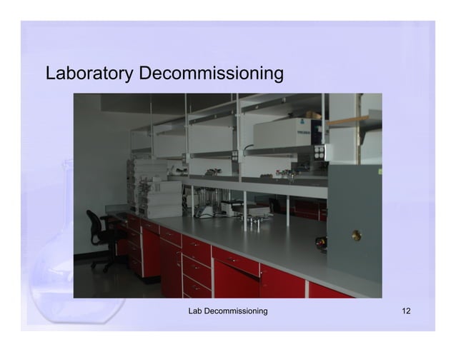Decommissioning labs.pptx | Civil Engineering Industry | Industries