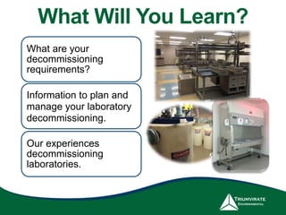 Lab Decommissioning: Is Your Lab Liable? | PPTX