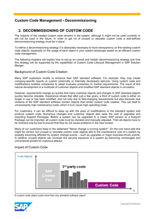 Decommissioning with cclm in solution manager sp12 | PDF