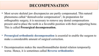 decompensation of skeletal malocclusion.pptx