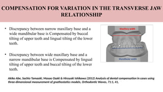 decompensation of skeletal malocclusion.pptx