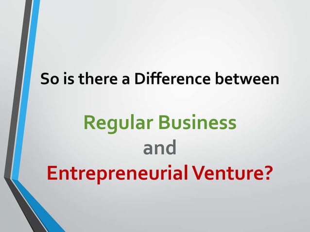 Entrepreneurial Venture and Its Components | PPTX