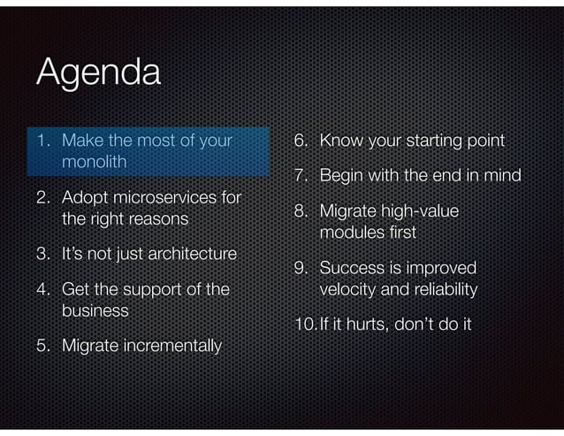 DDD SoCal: Decompose your monolith: Ten principles for refactoring a ...