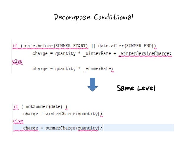 Decompose conditional | PPT