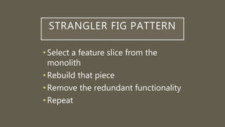 Decomposing a monolith using event driven architecture | PPT
