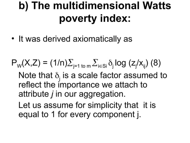 Decomposing Variations in the Watts Multidimensional Poverty Index.ppt