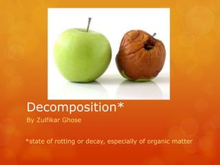 Decomposition Poem | PPTX
