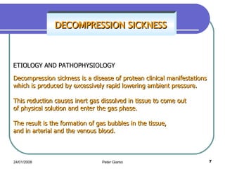 Decompression sickness | PPS