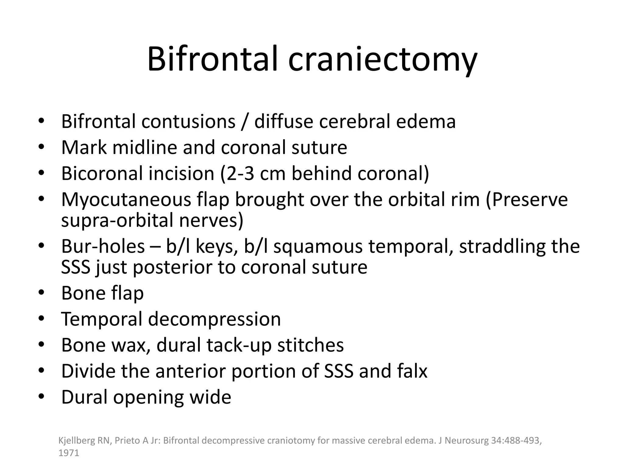 Decompressive craniectomy in Traumatic Brain Injury | PPSX