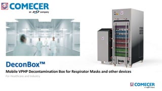 DeconBox™ solution presentation | PPT