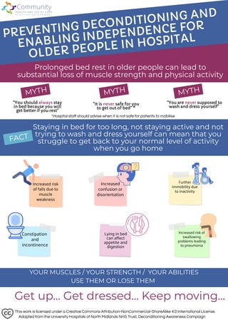 Preventing Deconditioning in Older People | PDF