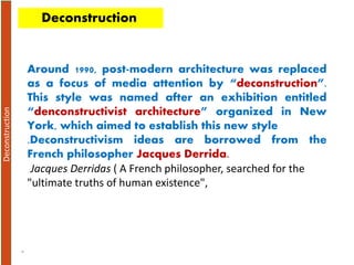 deconstruction modernism theory of .pdf