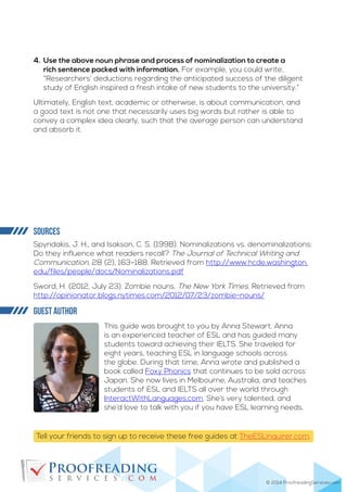 Deconstructing Academic Writing: A Look at Nominalization | PDF