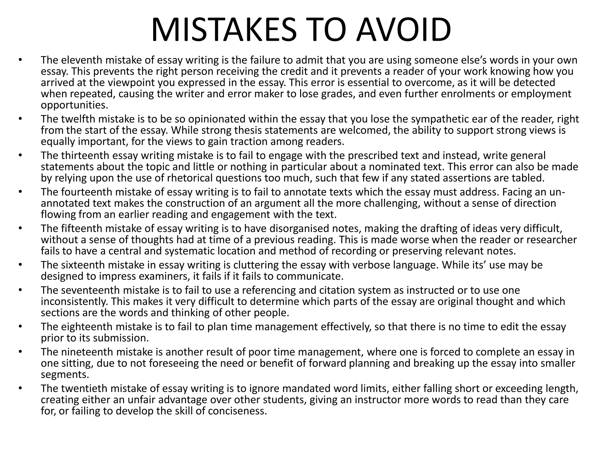 Deconstructing an essay | PPTX