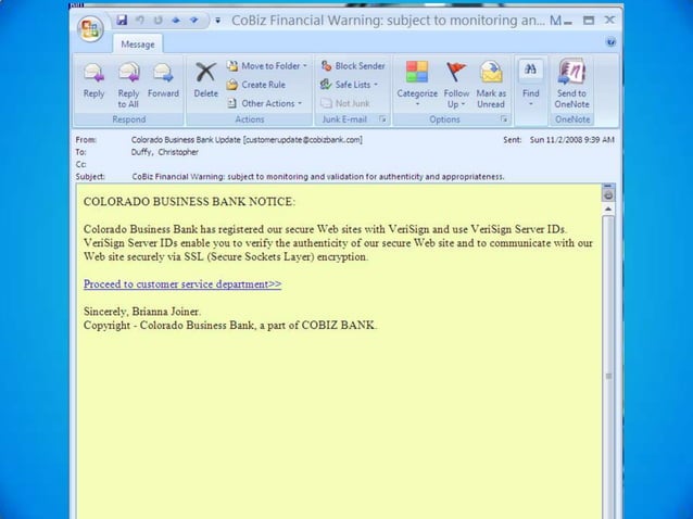 Deconstructing A Phishing Scheme | PPT