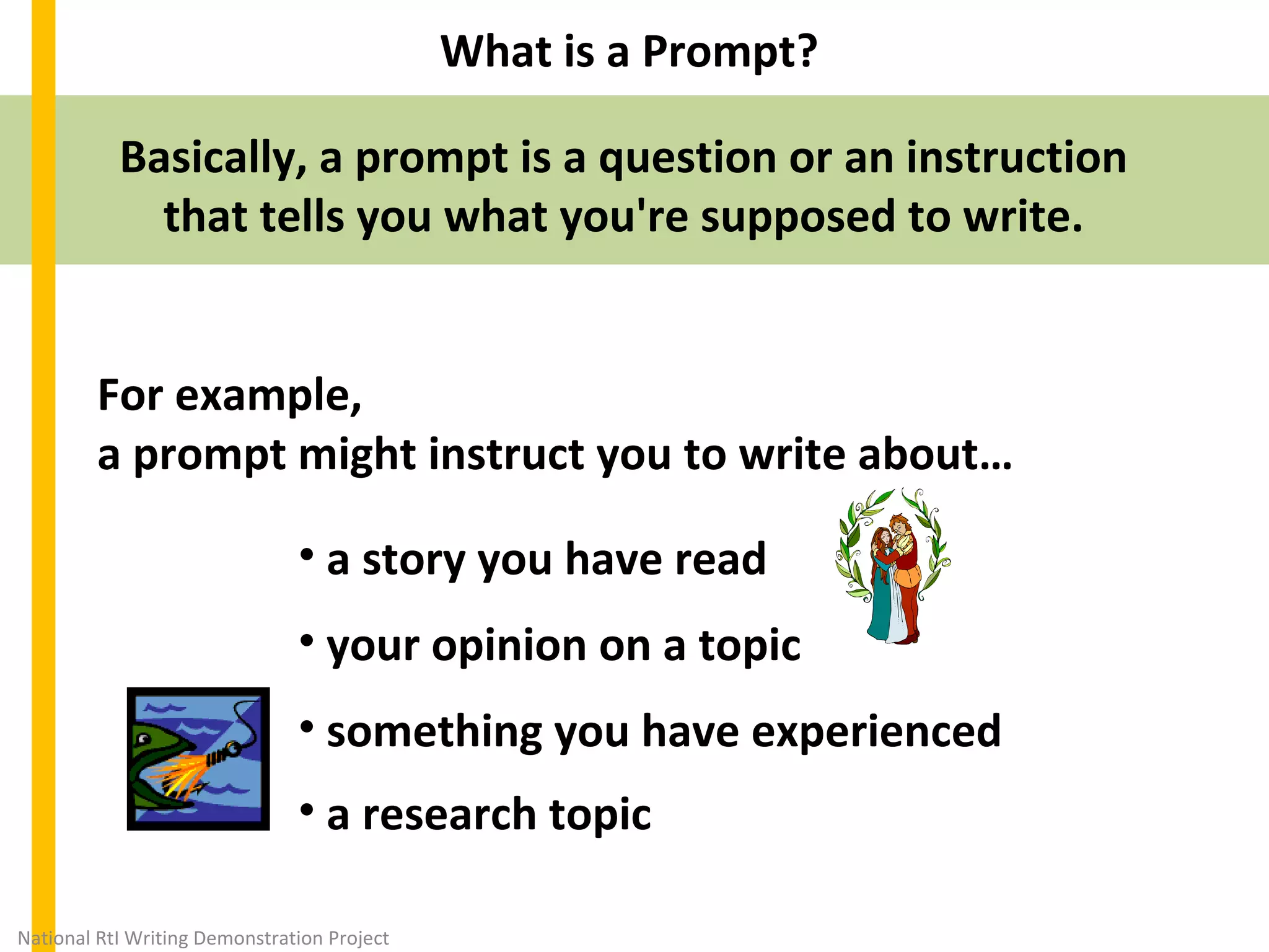Deconstructing a prompt | PPT | Resume Writing and Advice | Job Search