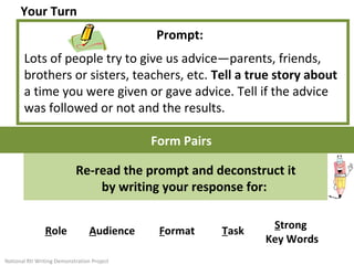 Deconstructing a prompt | PPT