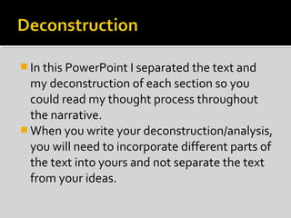 Deconstructing "Colleen": Critical Reading & Metacomprehension Skills NOVINS | PPT