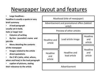 Deconstructing newspaper front pages | PPTX