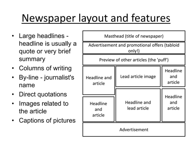 Deconstructing newspaper front pages | PPT