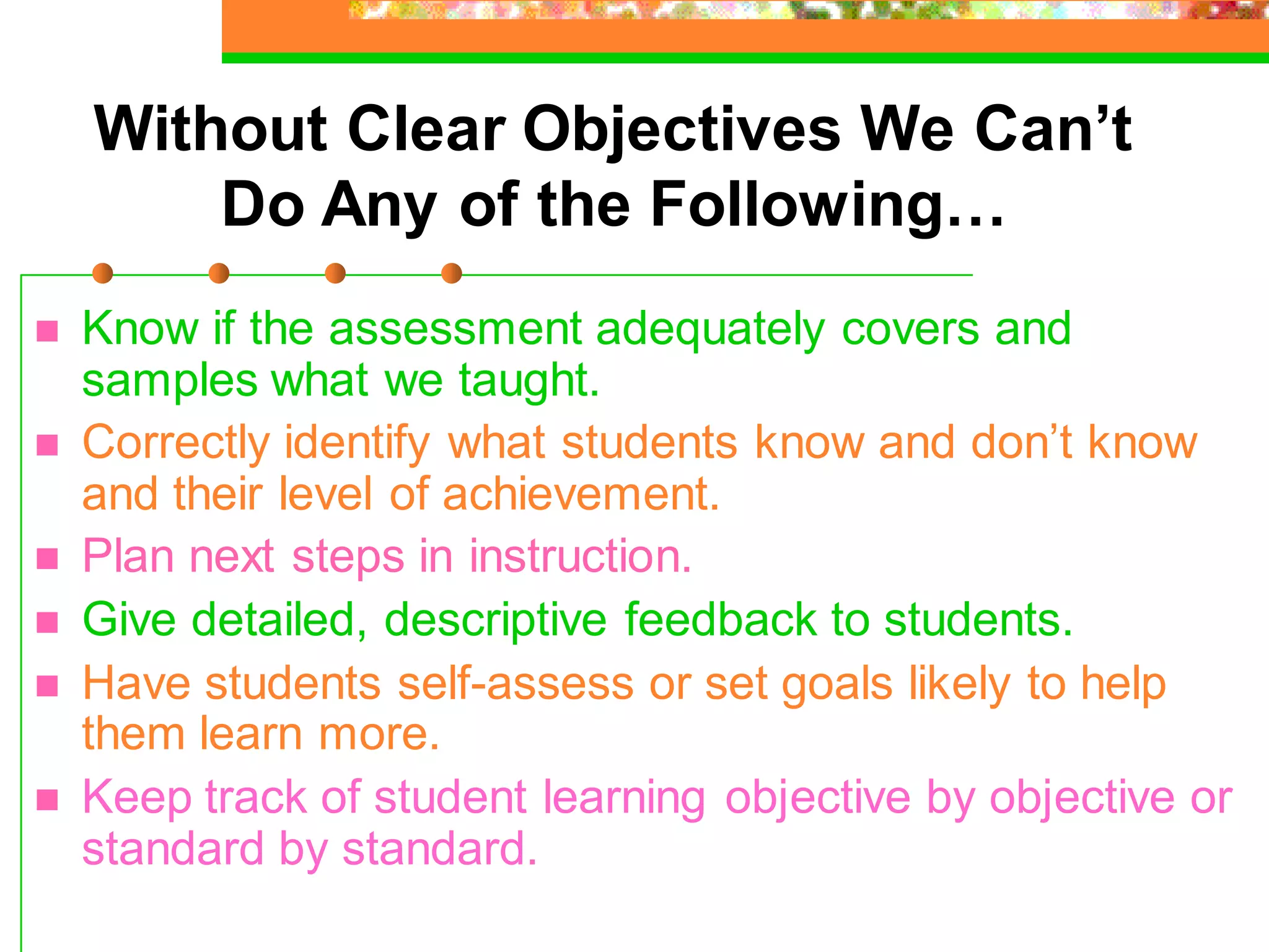 Deconstructing Standards Learning Targets | PDF