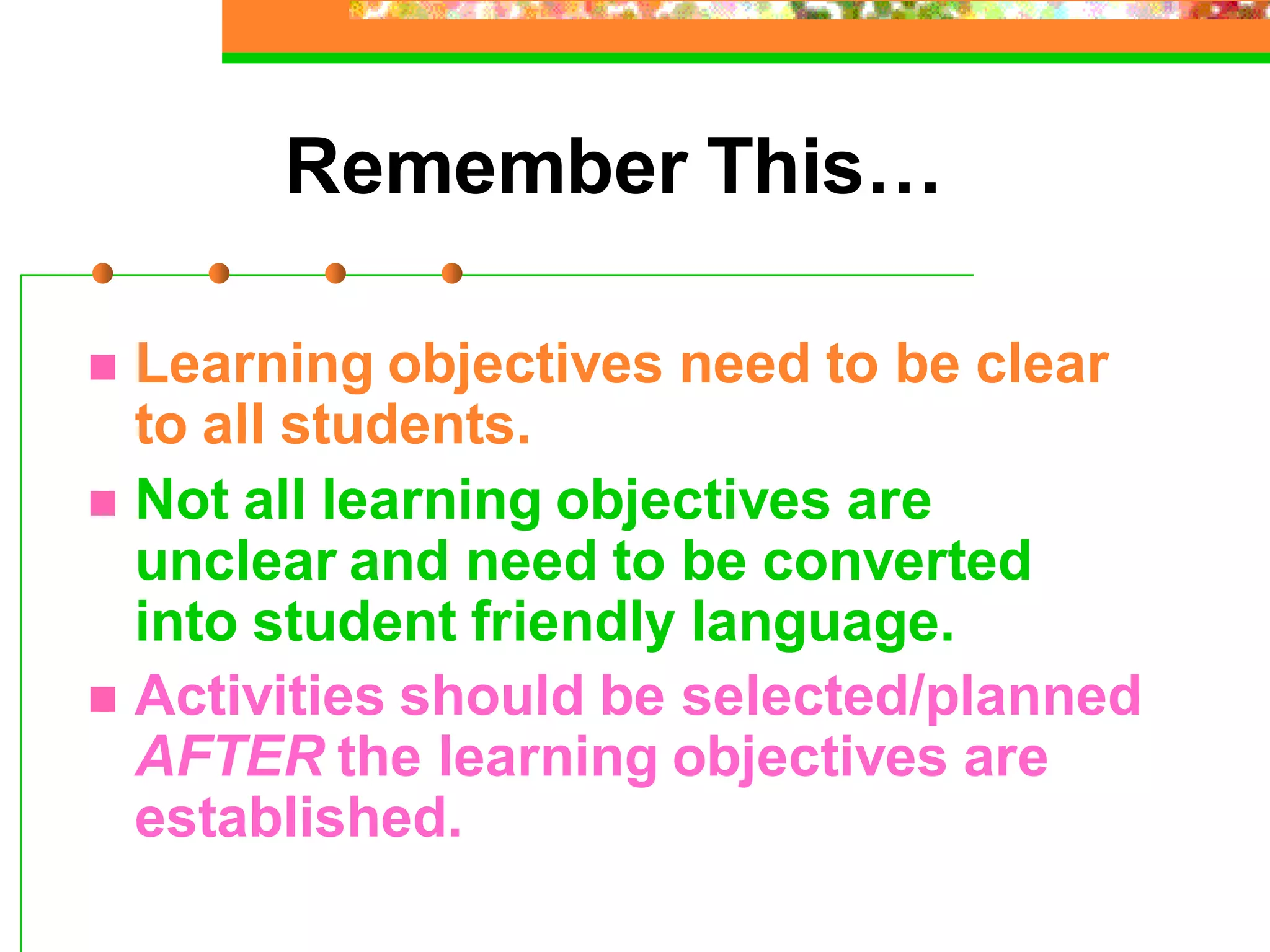 Deconstructing Standards Learning Targets | PDF