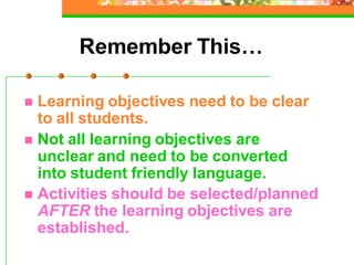 Deconstructing Standards Learning Targets | PDF