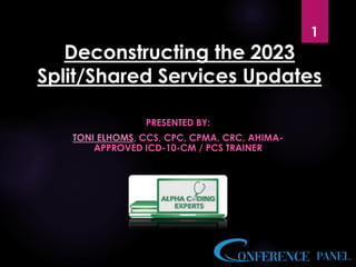 Deconstructing the 2023 Split Shared Services Updates | PDF