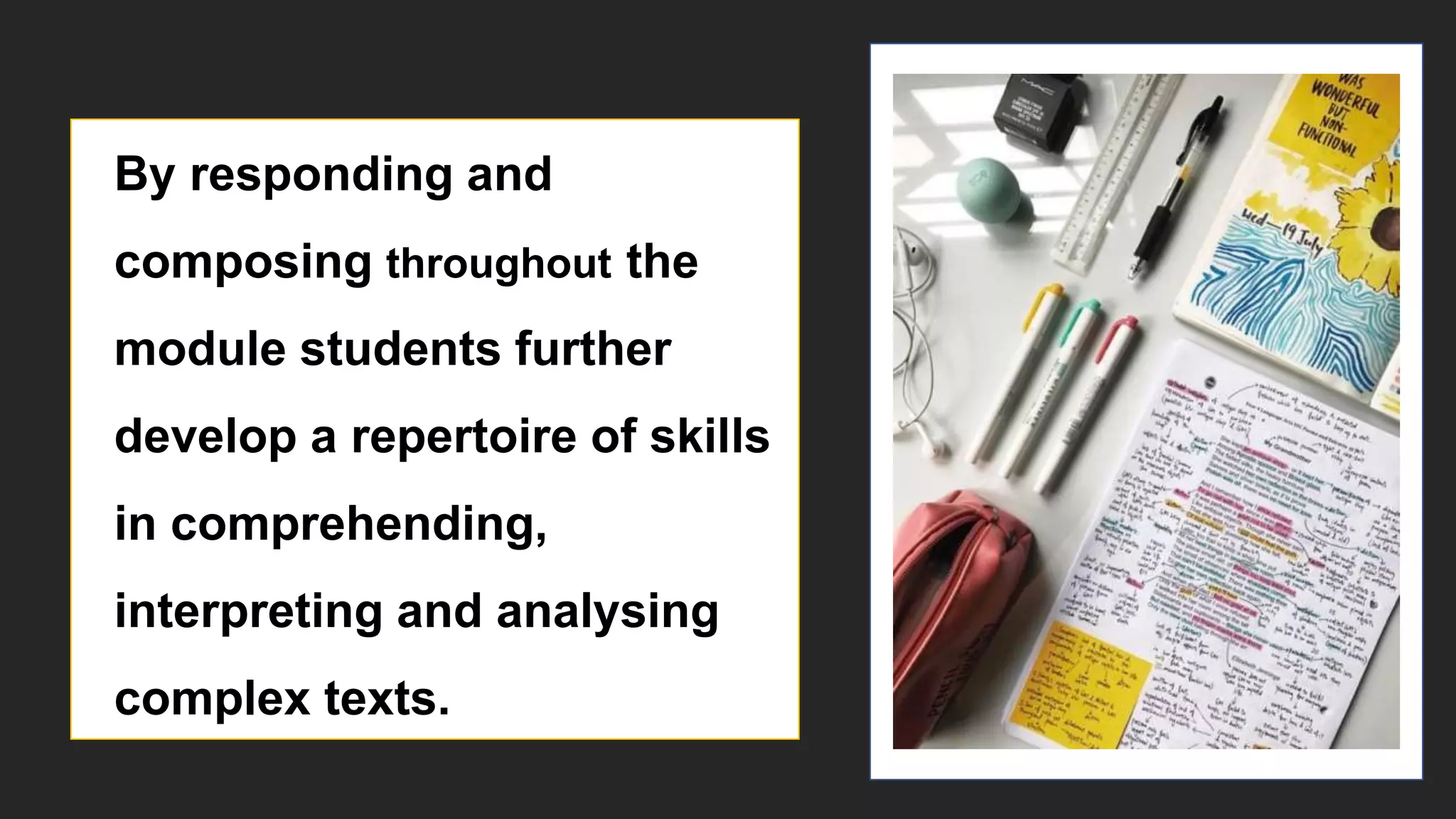 Deconstructing the common module rubric | PPTX