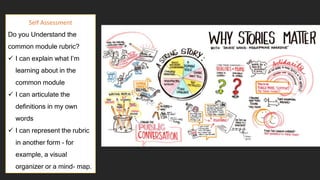 Deconstructing the common module rubric | PPTX