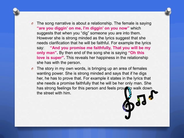Deconstructing meaning of song | PPT