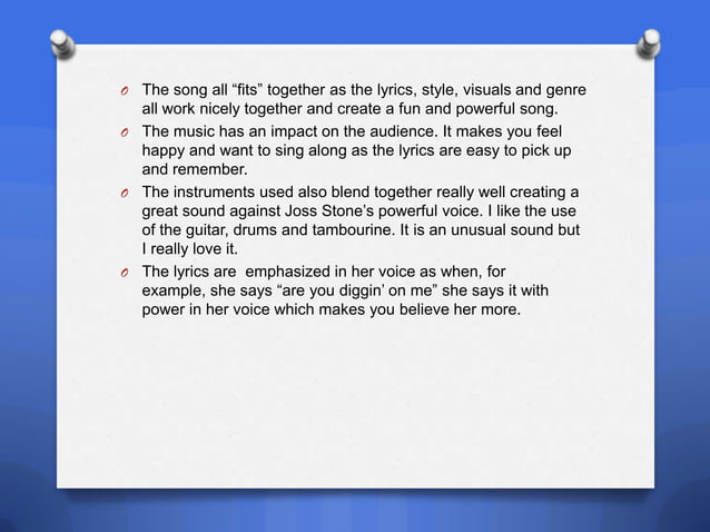 Deconstructing meaning of song | PPT