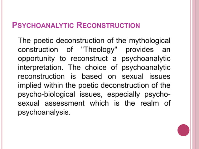 Deconstruction | PPT