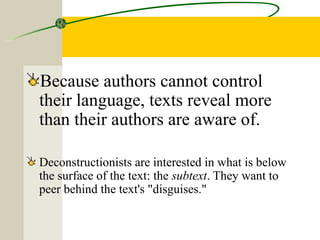 Deconstruction | PPT