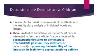 Deconstruction | PPTX