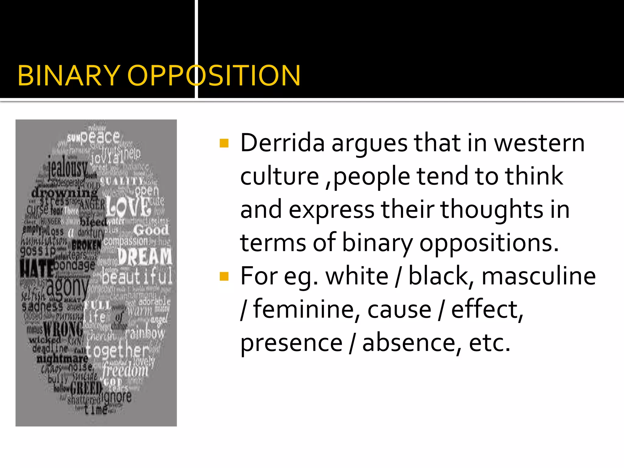 Deconstruction as a literary theory | PPTX