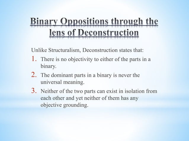 Deconstruction | PPT