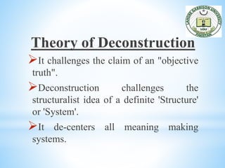 Deconstruction | PPT