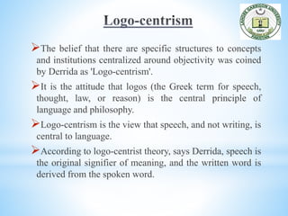 Deconstruction | PPT