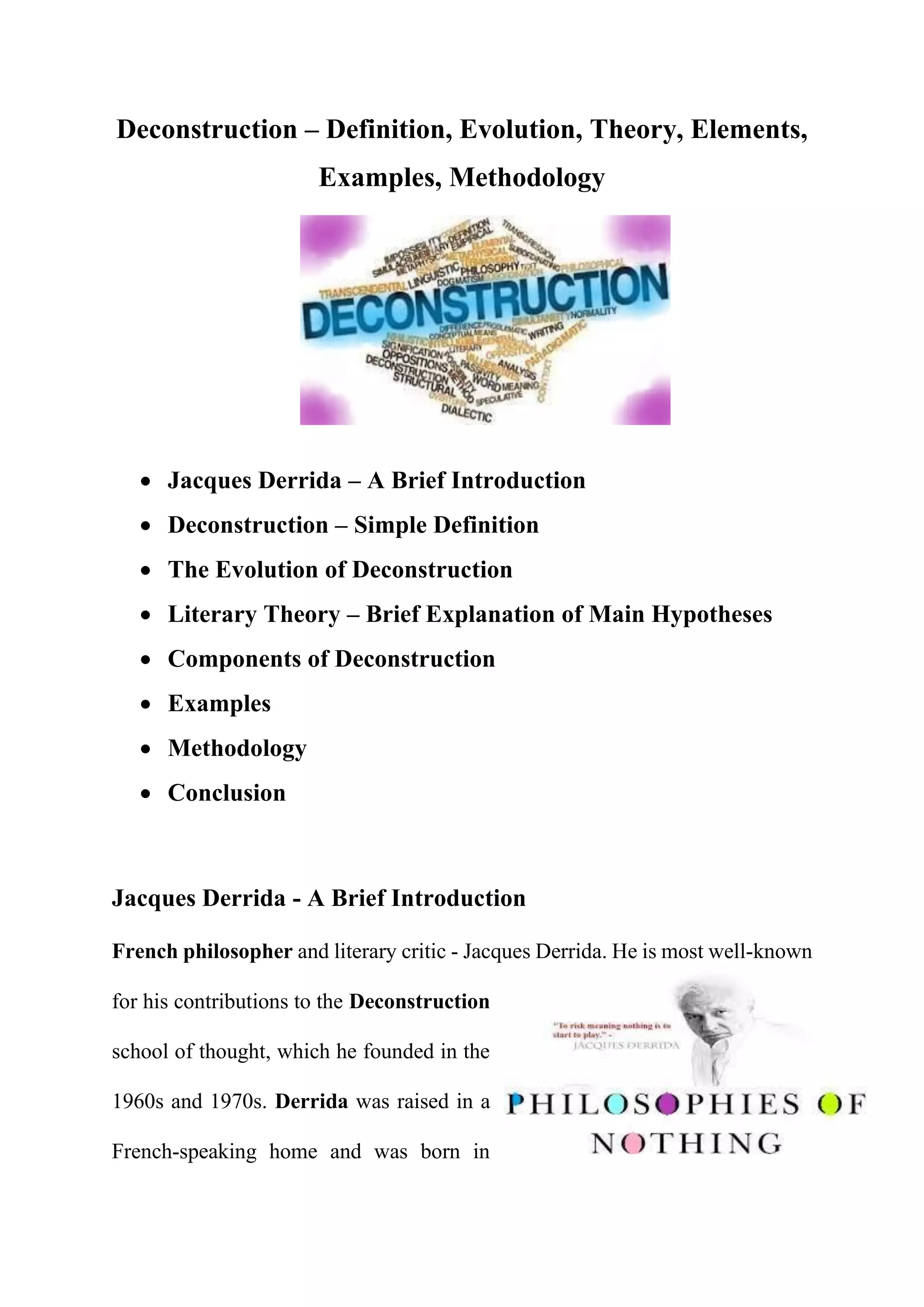 Deconstruction - A Literary Theory by Jacques Derrida.pdf