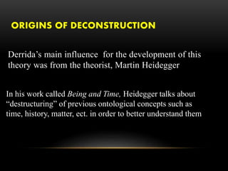 Deconstruction Approach | PPTX