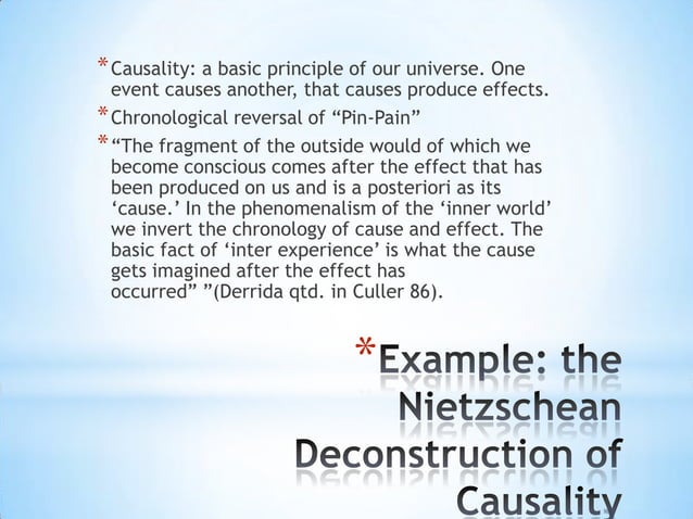 Deconstruction introduction | PPTX | Science