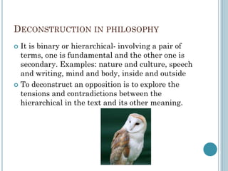 Deconstructionism | PPTX