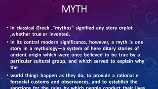 Deconstruction of myth | PPT