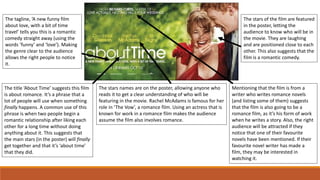 Deconstruction of Romantic Comedy Film Posters | PPT