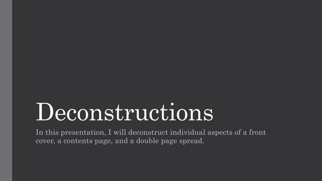 Deconstruction | PPT