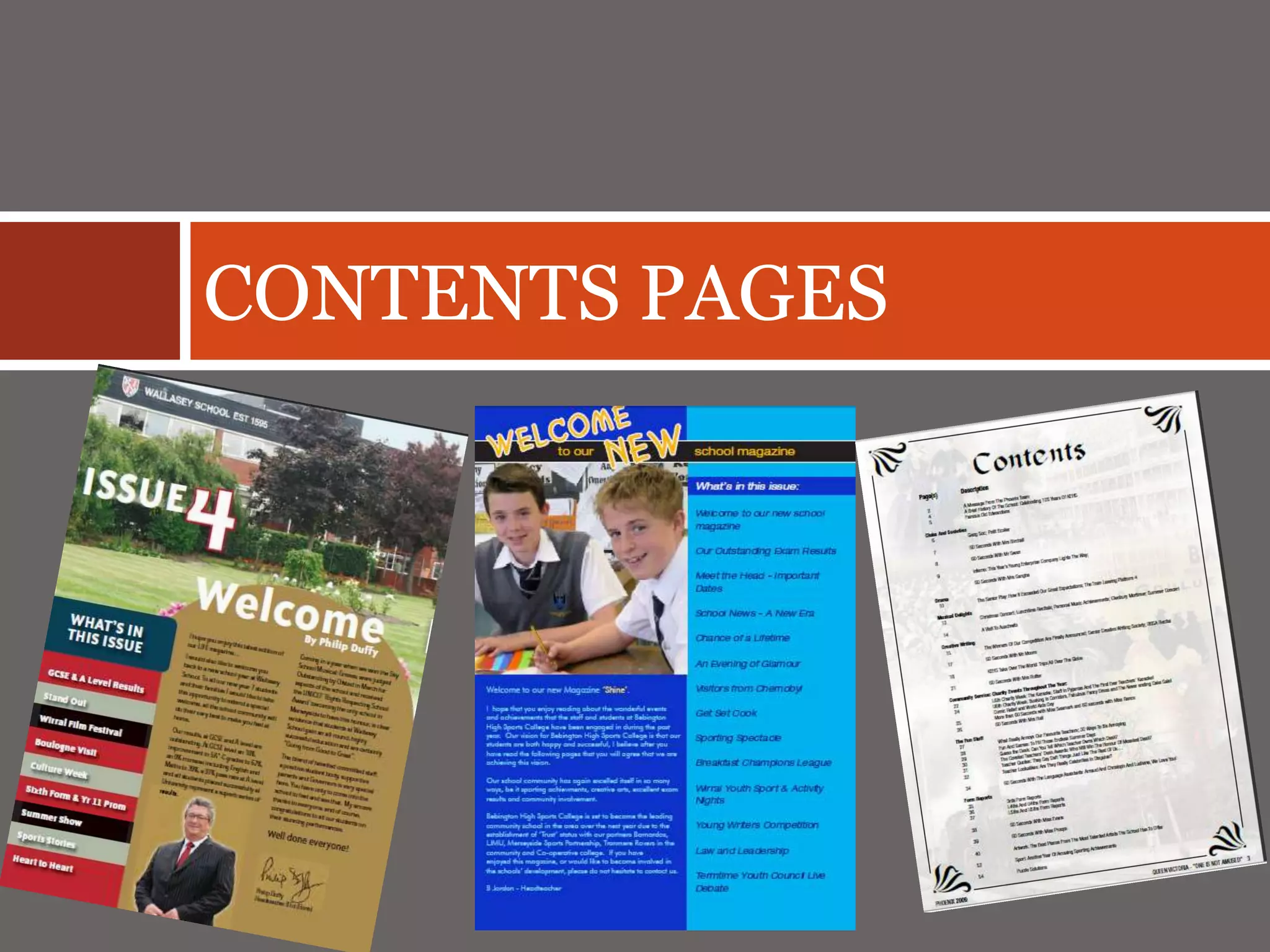 School Magazine Analysis | PPTX