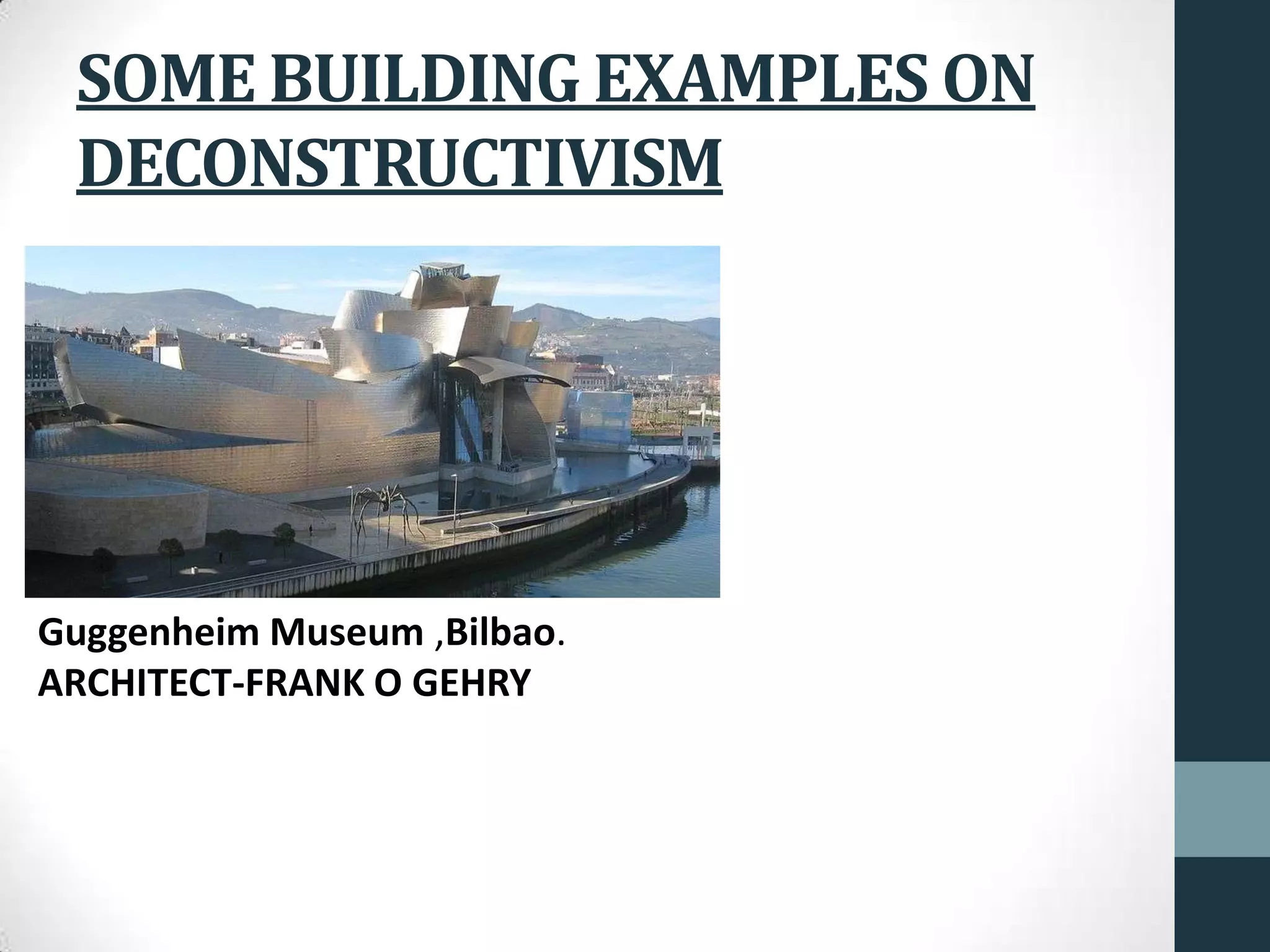 Deconstructive architecture | PPTX